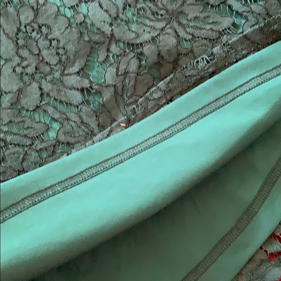 Charming Charlie | Dresses | Green Lace Dress From Charming Charlies ...